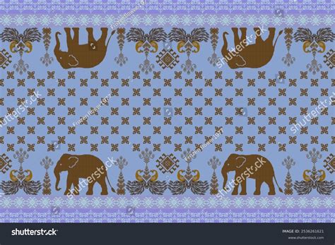 Elegant Pixel Art Elephant Peacock Pattern Stock Vector Royalty Free 2536261621 Shutterstock