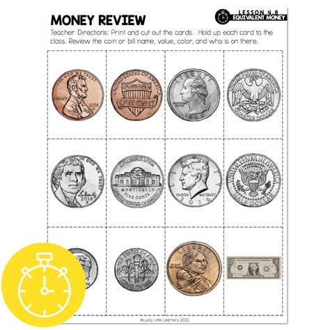 lucky to learn math equivalent money amounts lesson 4 8 warm up