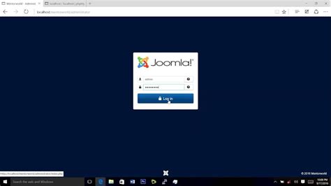 How To Install Joomla On Wamp Server Youtube