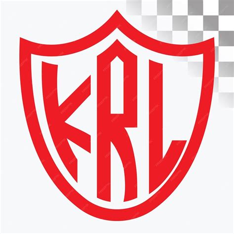 Premium Vector Krl Letter Logo Design