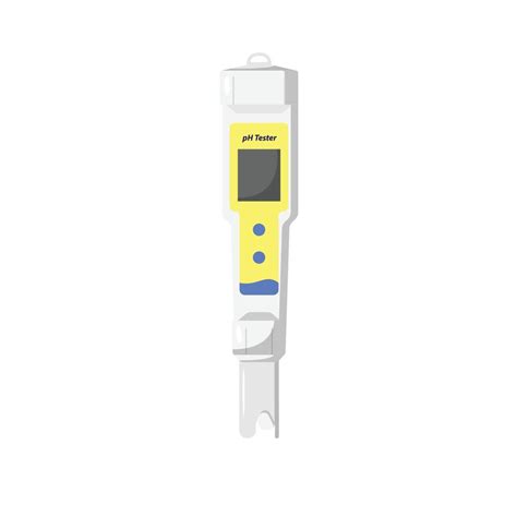 Digital Ph Meter Flat Illustration Clean Icon Design Element On