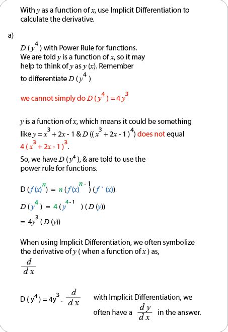Examples Of Implicit Differentiation