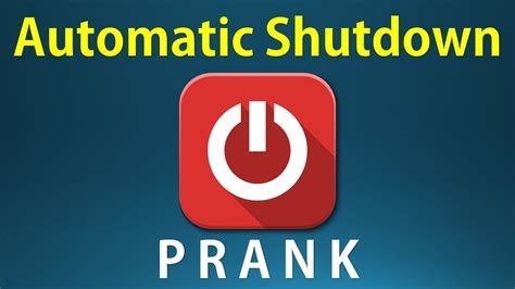 Ultimate Pc Prank The Automatic Shutdown After Every Start Trick