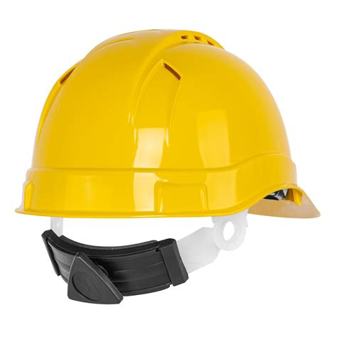 Casco De Seguridad Ventilado Amarillo Truper Total Tooling