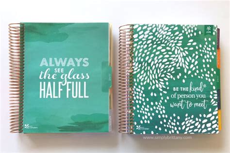 2018 Erin Condren Life Planner Simply Brittany Life Planner