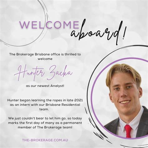 Joshua Corley On Linkedin Welcome To The Team Hunter