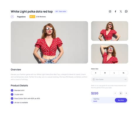 Tailwind CSS Product Overview Pagedone