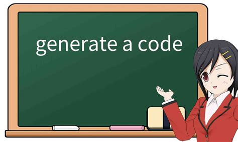Explication Détaillée De “generate A Code” Signification Utilisation