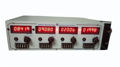 Digital Panel Mount Micro Strain Indicator Model Namenumber Ssmsi 01