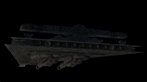 First Order Dreadnought 3d Model 120 Stl Obj Fbx 3ds C4d Free3d