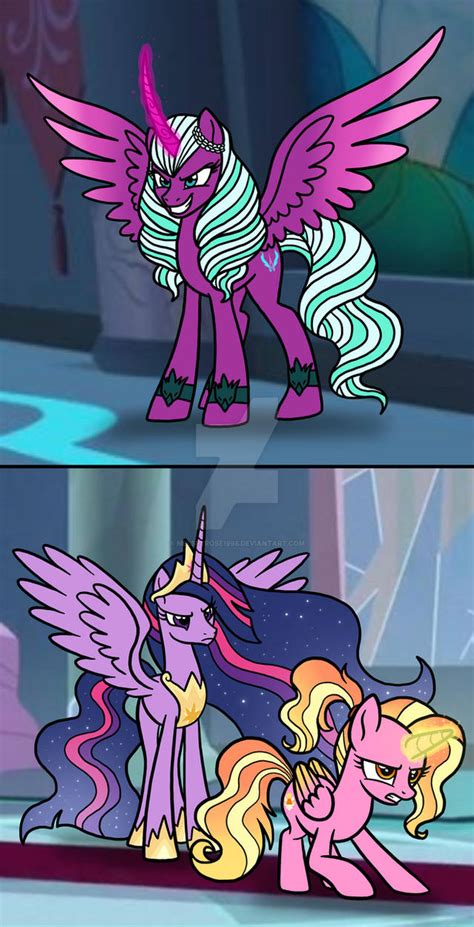 Opaline Vs Twilight Sparkle And Luster Dawn By Melspyrose1998 On Deviantart