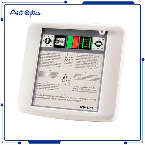 Near Vision Tester Nv 100 Led Multi Function Visual Acuity Charts