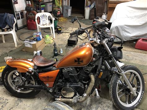 1983 Honda shadow VT750C Front wheel swap | Honda Shadow Forums
