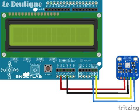 Display Bmp180 Sensor Values On An Lcd Display