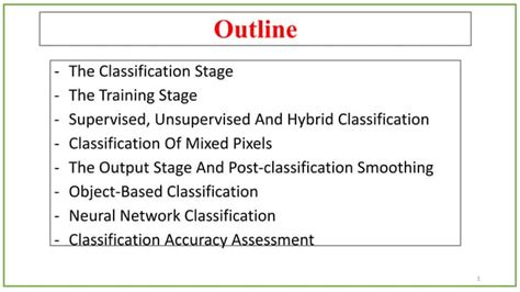 Supervised Remote Sensing Image Classification Pptx