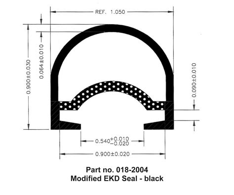 018 2004 Modified Ekd Seal 1″ X 1″ X 50′ Ap Products
