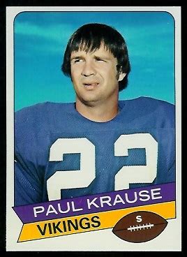 1977 Holsum Bread Football Card 21 Paul Krause