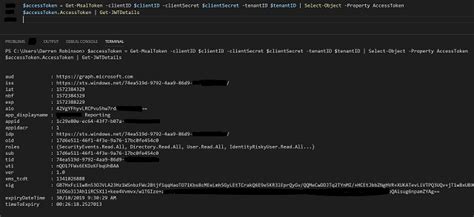 Microsoft Graph Using Msal With Powershell Darrenjrobinson Bespoke Identity And Access