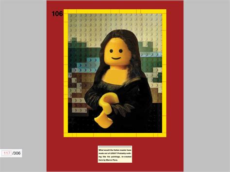 Lego Masterpiece Mona Lisa Mona Lisa