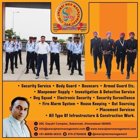 Security Services Solution At Best Price In Ahmedabad Swaraj Men Management Private Limited