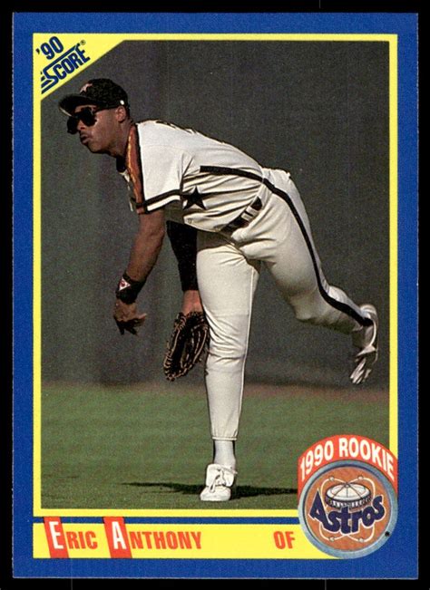 Eric Anthony 1990 Score 584 Base Price Guide Sports Card Investor