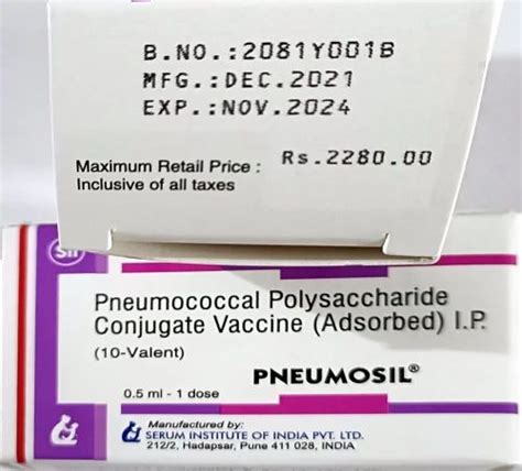 Pneumococcal Polysaccharide Conjugate Vaccine Na At ₹ 2280 Piece Human Vaccines In Surat