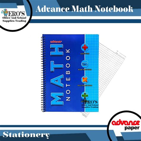 Advance Mathematics Notebook Shopee Philippines