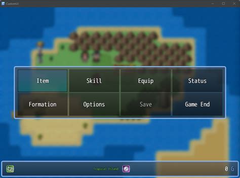 [rpg maker] wysiwyg ui editor main menu by aerosys