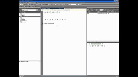 Matlab Vectors Selection Of Vector Components In Hebrew Youtube