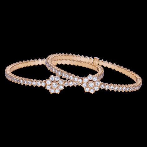 South Indian Traditional Diamond Banglejj23513300