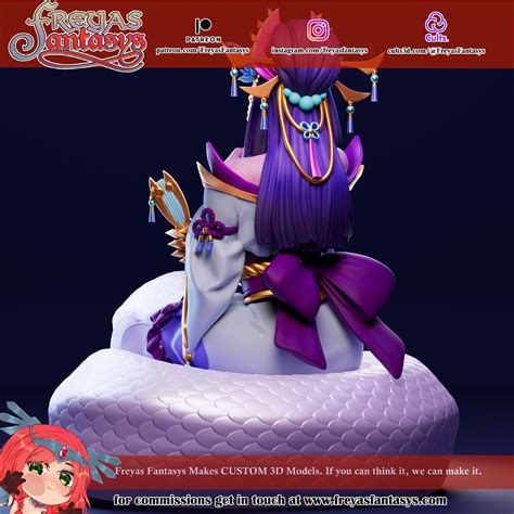 🐍 Cassiopeia League Of Legends・ 3d File For 3d Printing・cults