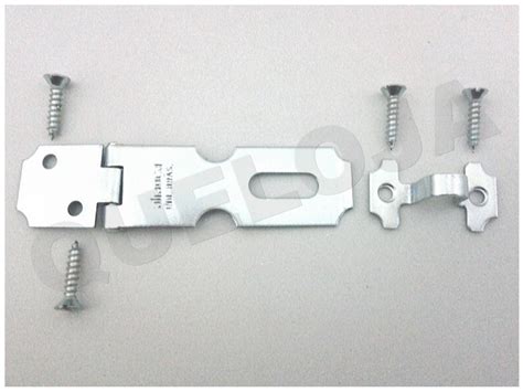 Porta Cadeado Aliança Trinco Fecho Pequeno 66 Mm Com Parafusos