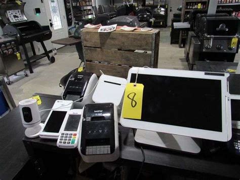 Lot Clover Pos Station Model No C500 With Printer 2 Brother Label Printers Ql 800 1