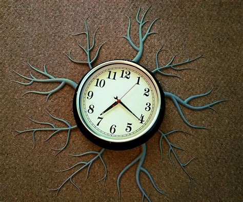 Organic Root Clock 7 Steps With Pictures Instructables