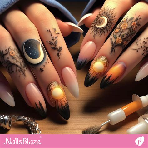 Sunset Nail Designs