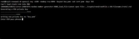 Openssl Generate Self Signed Certificate Amateurpikol
