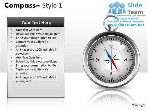 Pdf Compass Style 1 Powerpoint Presentation Slides Ppt Templates