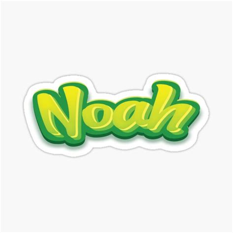 Noah Sticker For Sale By Fiveniches Redbubble