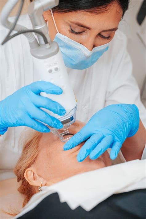 Laser Removal Of Scars And Scars On The Skin Stock Image Image Of