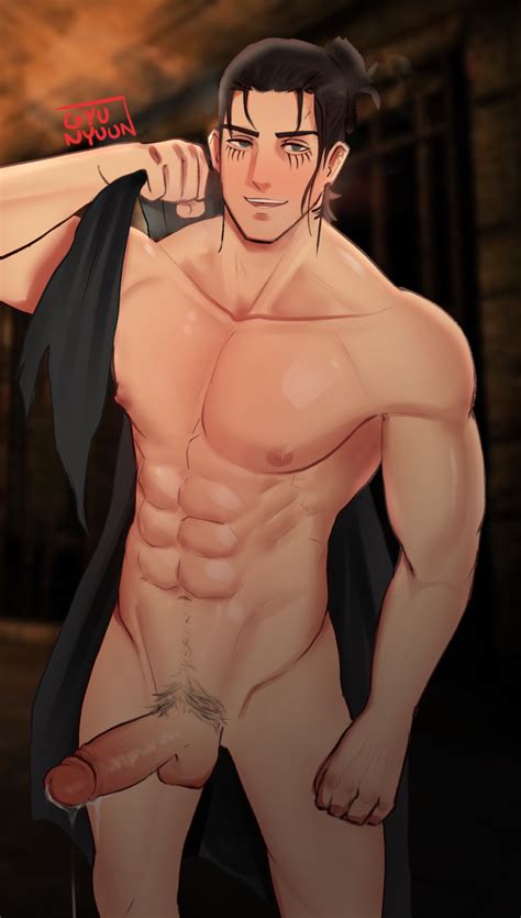 Rule 34 Abs Attack On Titan Big Penis Brown Hair Cum Drip Cum On