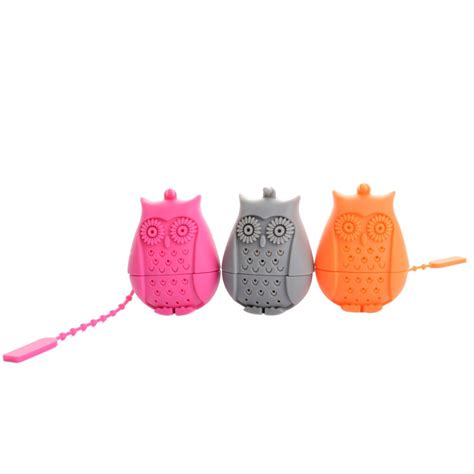 1 Pc Cute Owl Tea Strainer Food Grade Food Grade S Grandado