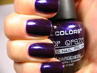 Right On The Nail La Colors Color Craze Metallic Polish Series Tcu Purple