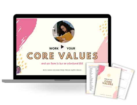 Free Core Values Training Proud Happy Brave