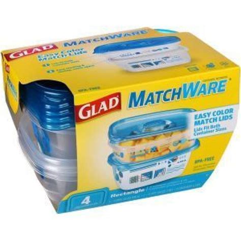 Glad Matchware Container Rectangle With Lid Reviews Black Box