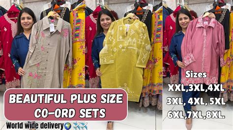 Plus Size Co Ord Sets Xxl To 8xl Whatsapp 91 9009727779 New