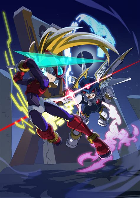 Zero Zeroz And Copy X Mega Man And 2 More Drawn By Sufferay