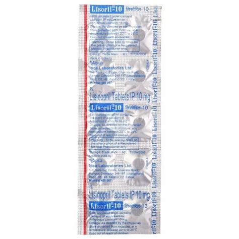 Lisoril 10 Mg Tab Lisinopril At Rs 105 Stripe In Nagpur Id 2855065607255