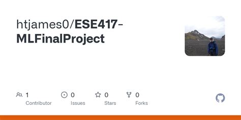 ESE MLFinalProject Final Project Ipynb At Main Htjames ESE MLFinalProject GitHub