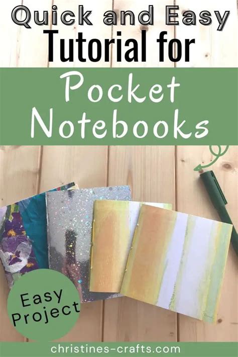 How To Make Cute Diy Pocket Notebooks In Minutes Pocket Notebook