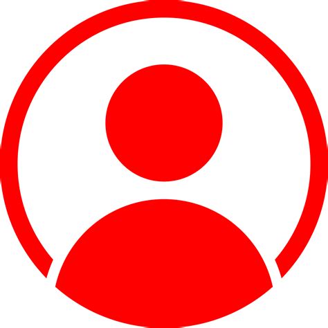 Contact Person Red Icon 8506404 Png